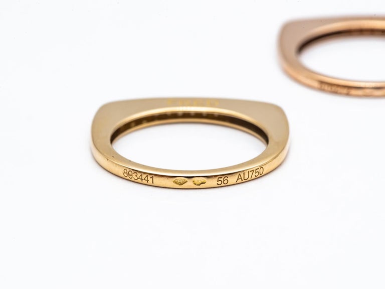Fred Success Skinny Gold 18 Carat Diamond Ring at 1stDibs
