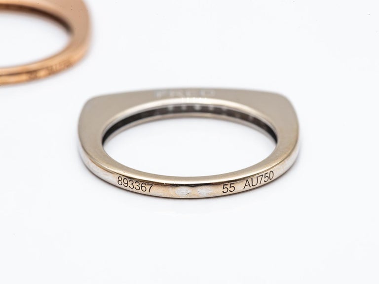 Fred Success Skinny Gold 18 Carat Diamond Ring at 1stDibs