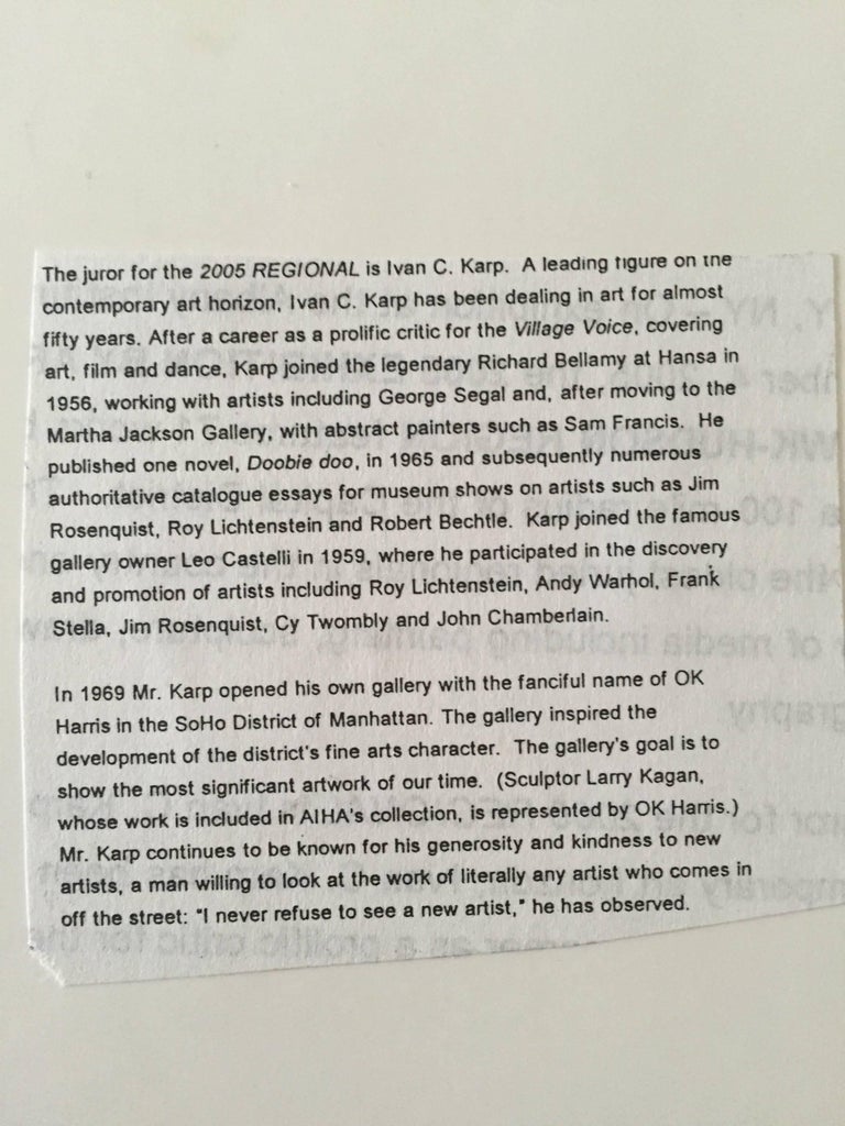 Fred W. McDarrah - Ivan Karp Sherman Drexler Vintage Silver Gelatin Photograph New York City ...