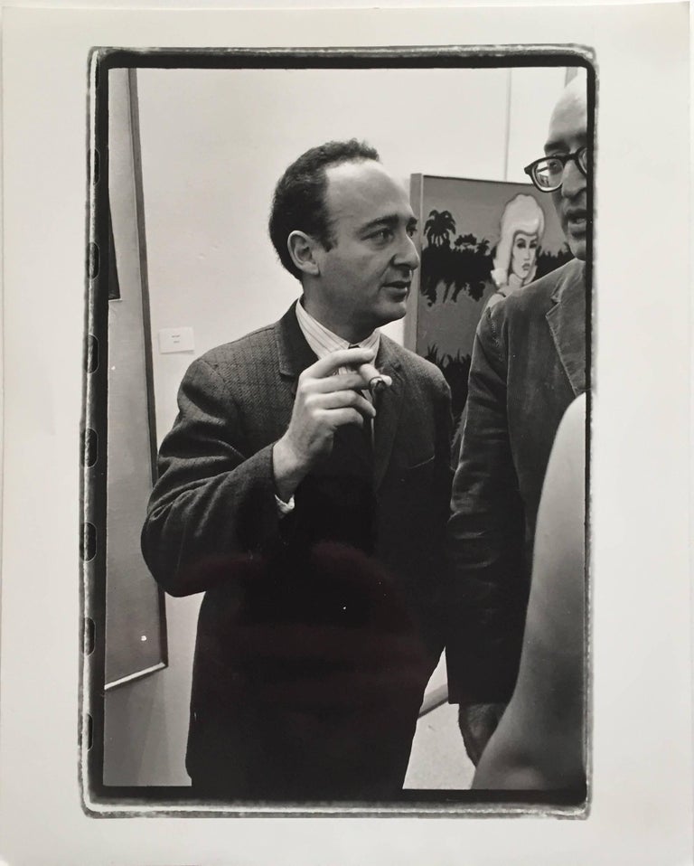 Fred W. McDarrah - Ivan Karp Sherman Drexler Vintage Silver Gelatin Photograph New York City ...