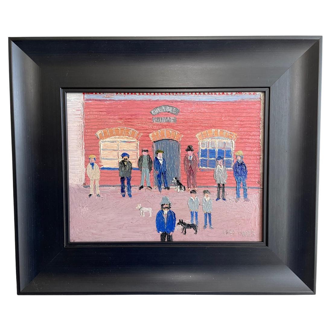 Barry Mason (English), Busy Shipping, Oil On Board, Circa 1980 For Sale ...