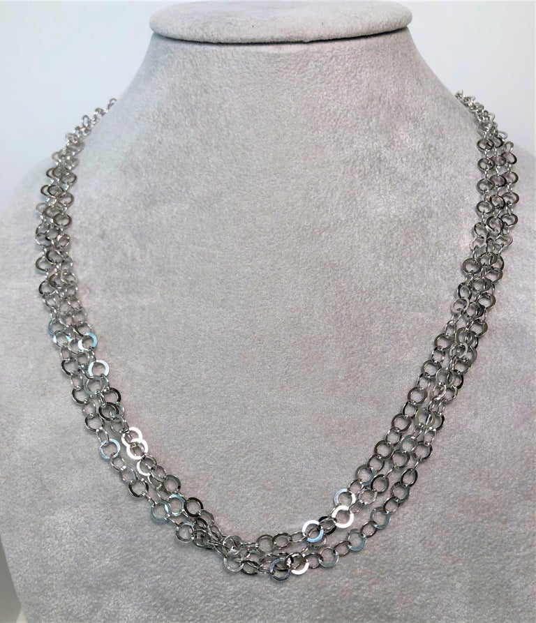 Frederic Duclos Sterling Necklace For Sale at 1stDibs