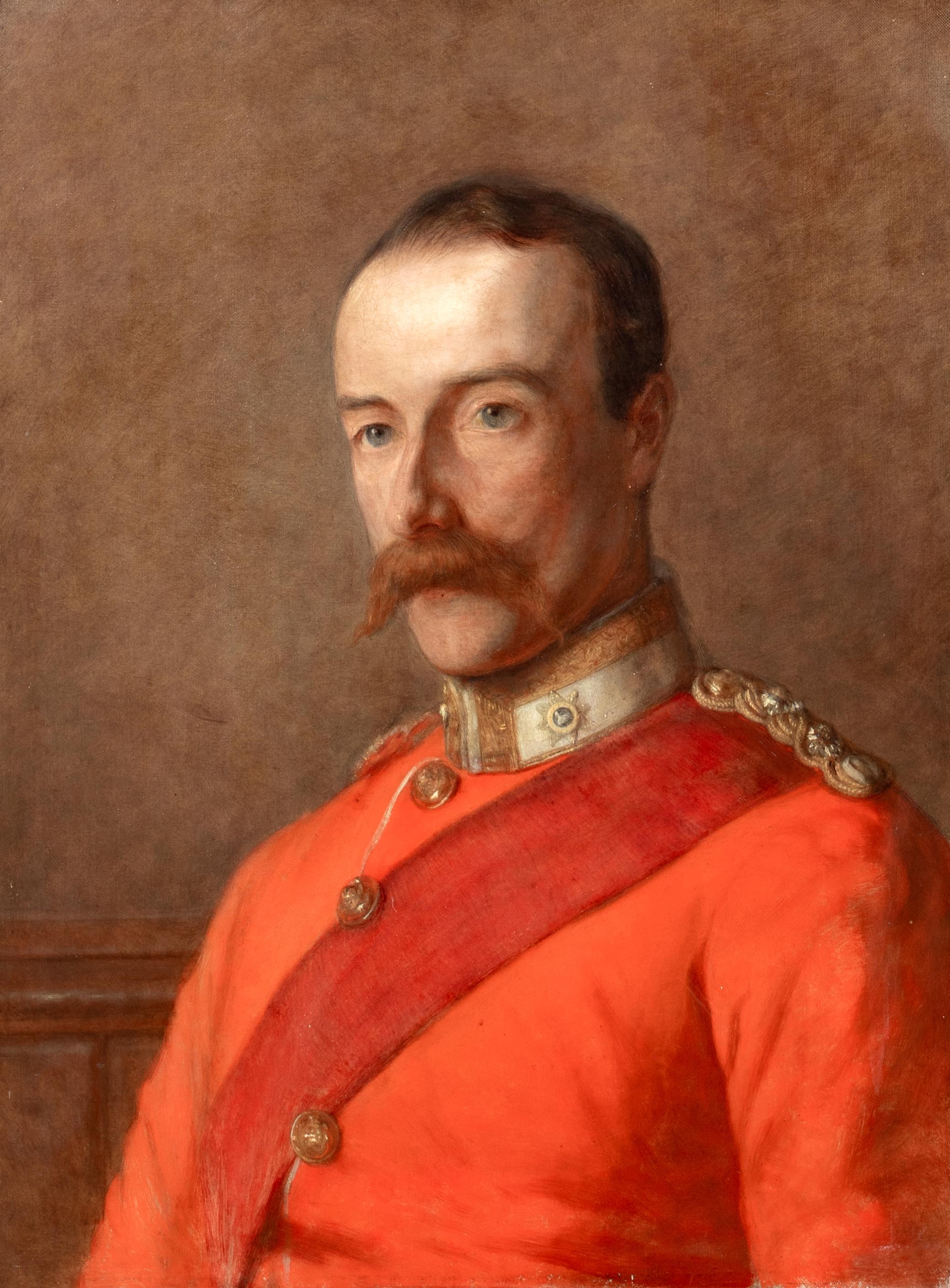 PORTRAIT Of CAPTAIN WILLIAM ALFRED CRAGG OF THE LINCOLNSHIRE YEOMANRY ...