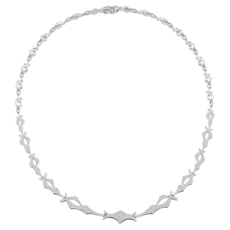 Frederic Sage Diamond Countess Necklace, 2.49ct For Sale at 1stDibs
