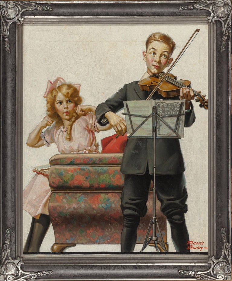Frederic Stanley - Annoyance, Probable Magazine Cover For Sale at 1stDibs