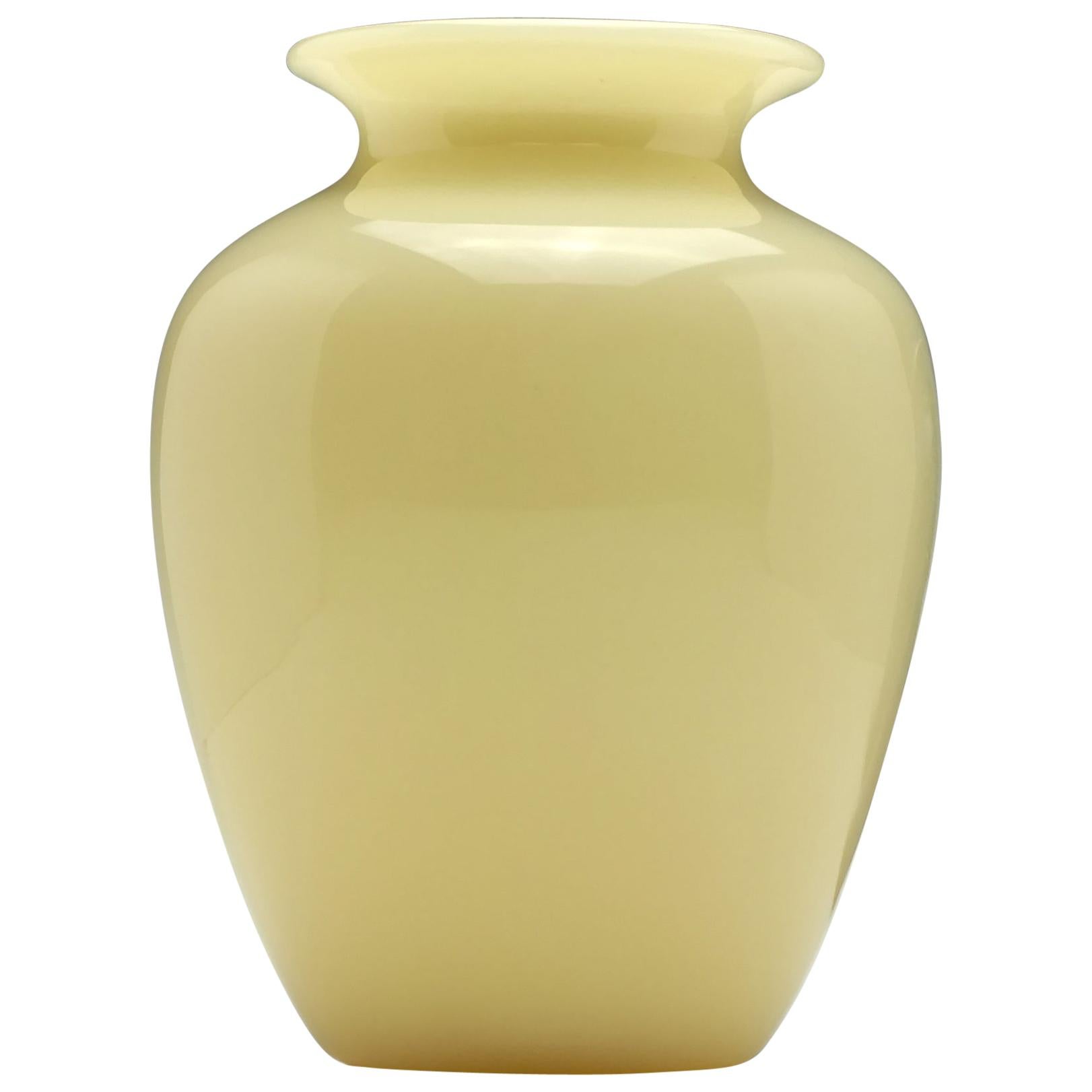 Frederick Carder for Steuben 'Ivory' Glass Vase, circa 1915 at 1stDibs