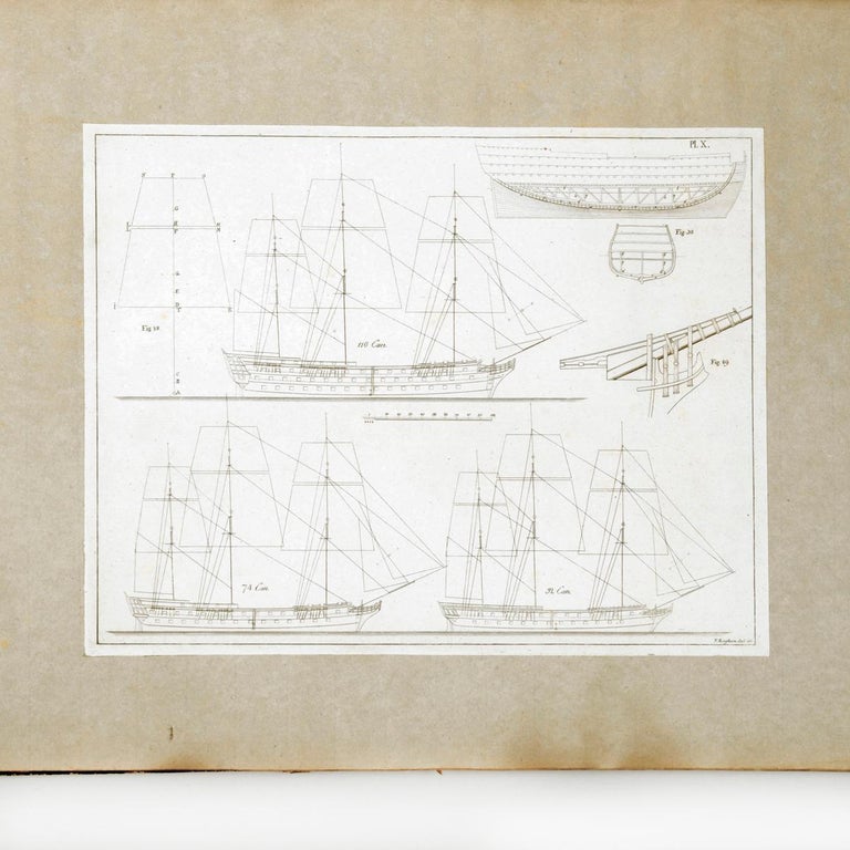 Frederick Chapman: ‘Naval Architecture War Vessels’, circa 1770 For ...