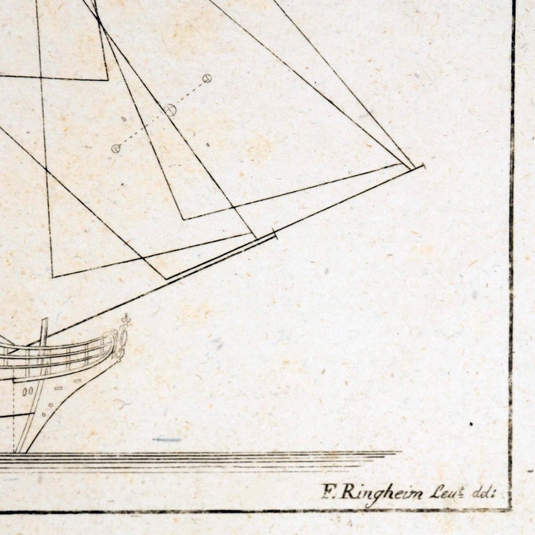 Frederick Chapman: ‘Naval Architecture War Vessels’, circa 1770 For ...