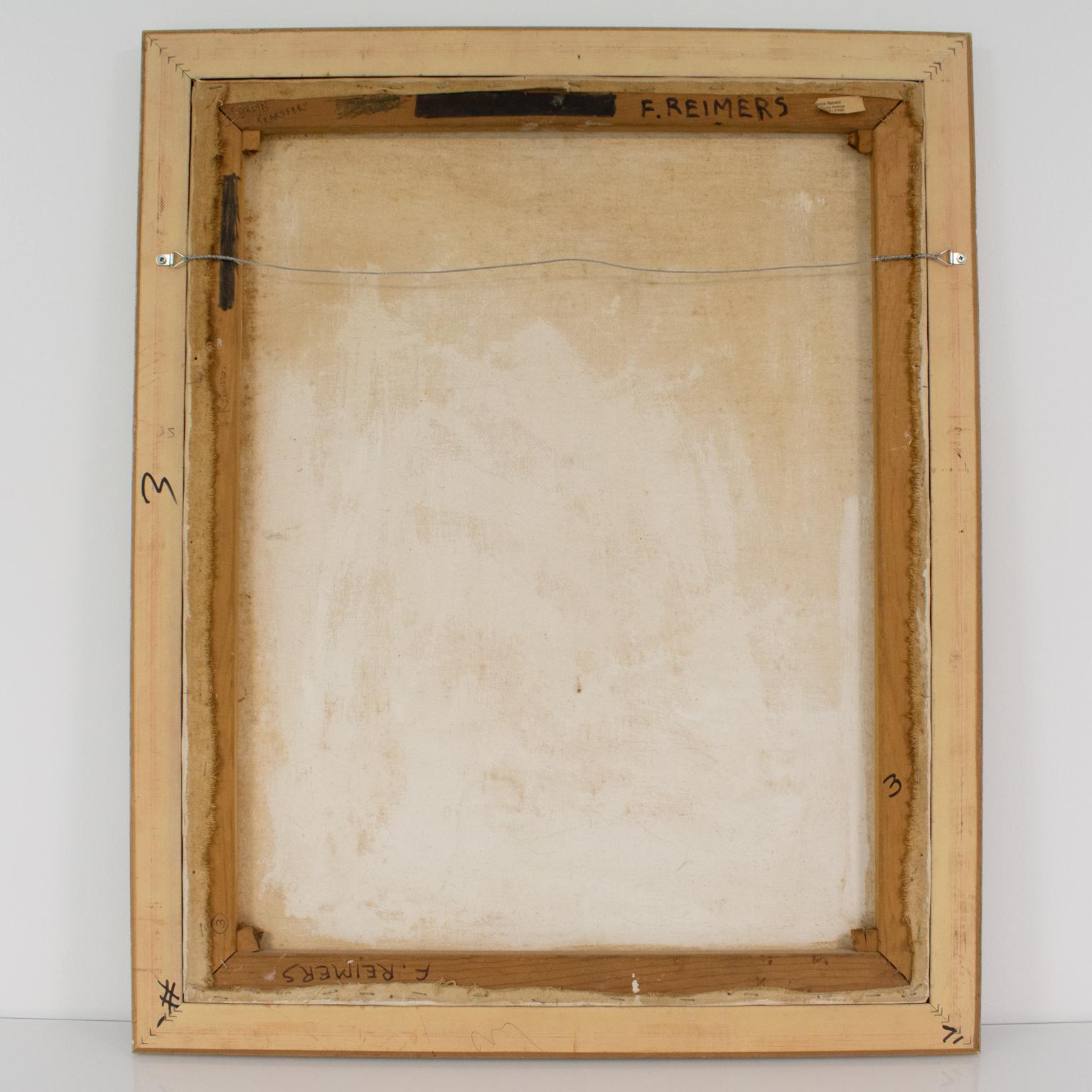 Frederick E. Reimers - Brooklyn Transfer East River Crossing, Oil on ...