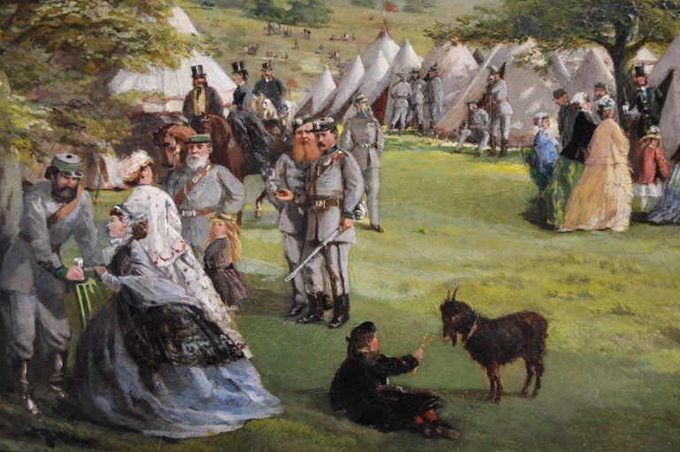 Frederick Henry Howard Harris - Pair of 19th Century military oil ...