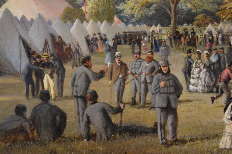 Frederick Henry Howard Harris - Pair of 19th Century military oil ...