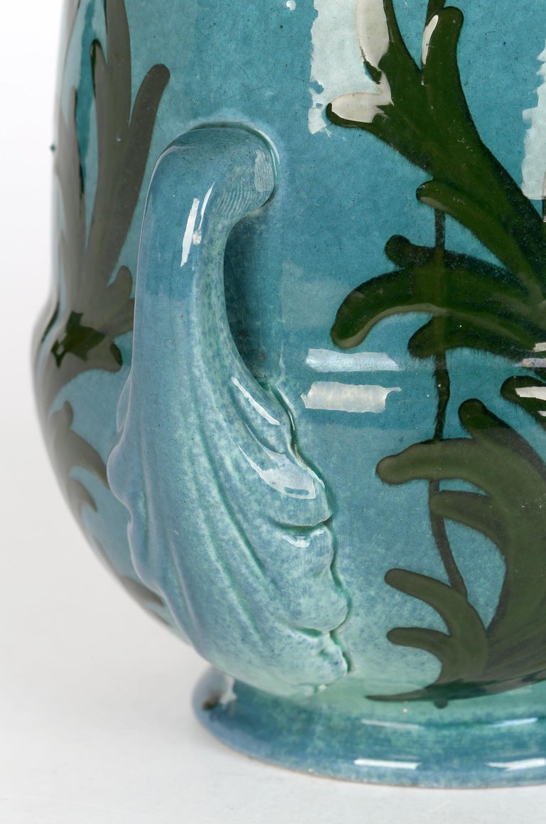 Frederick Hurten Rhead Wardle Art Nouveau Hand Painted Moonlight ...