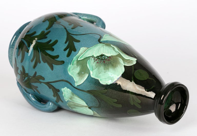 Frederick Hurten Rhead Wardle Art Nouveau Hand Painted Moonlight ...