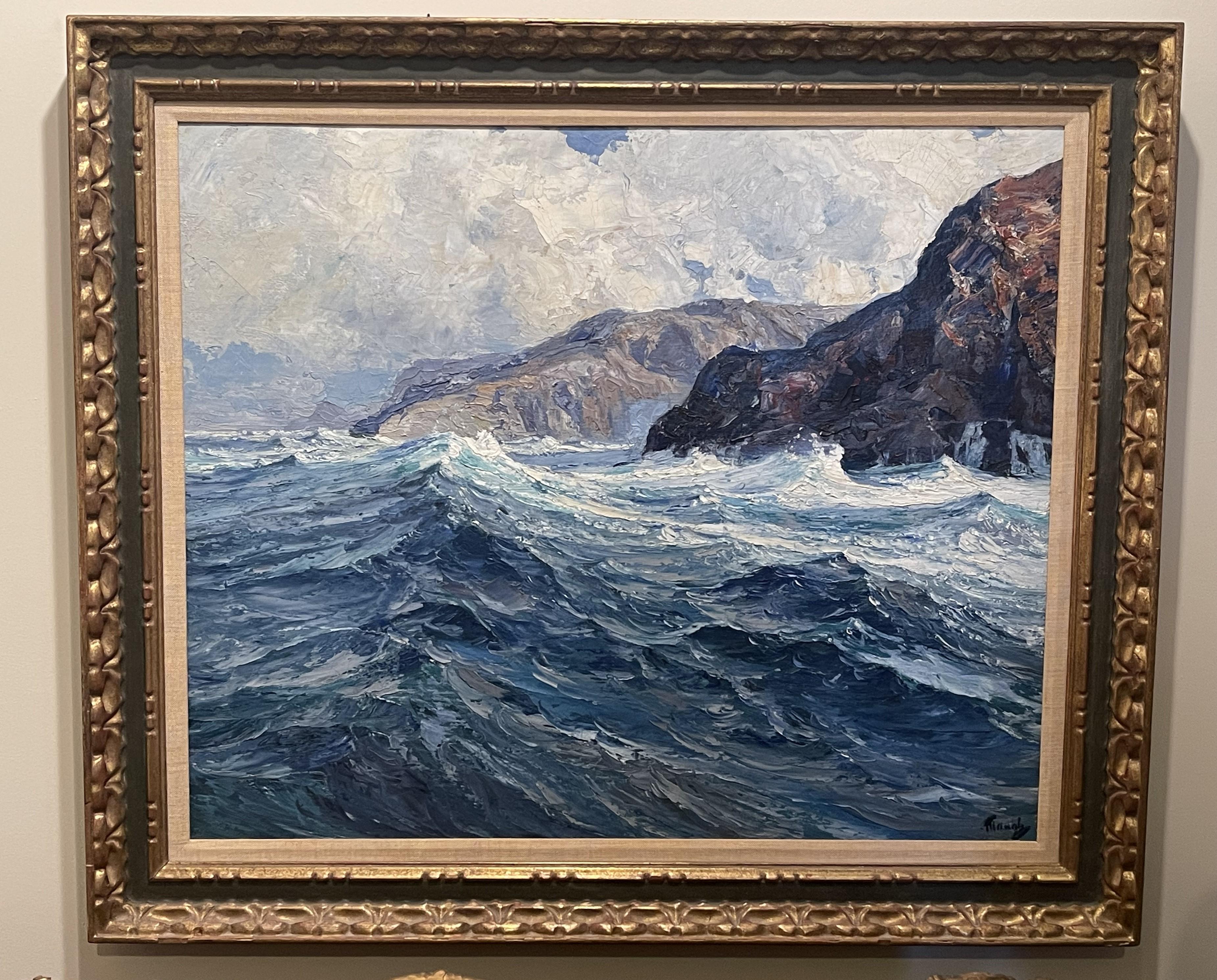 Frederick J Waugh - Frederick J Waugh Marine Seascape Oil Painting ...