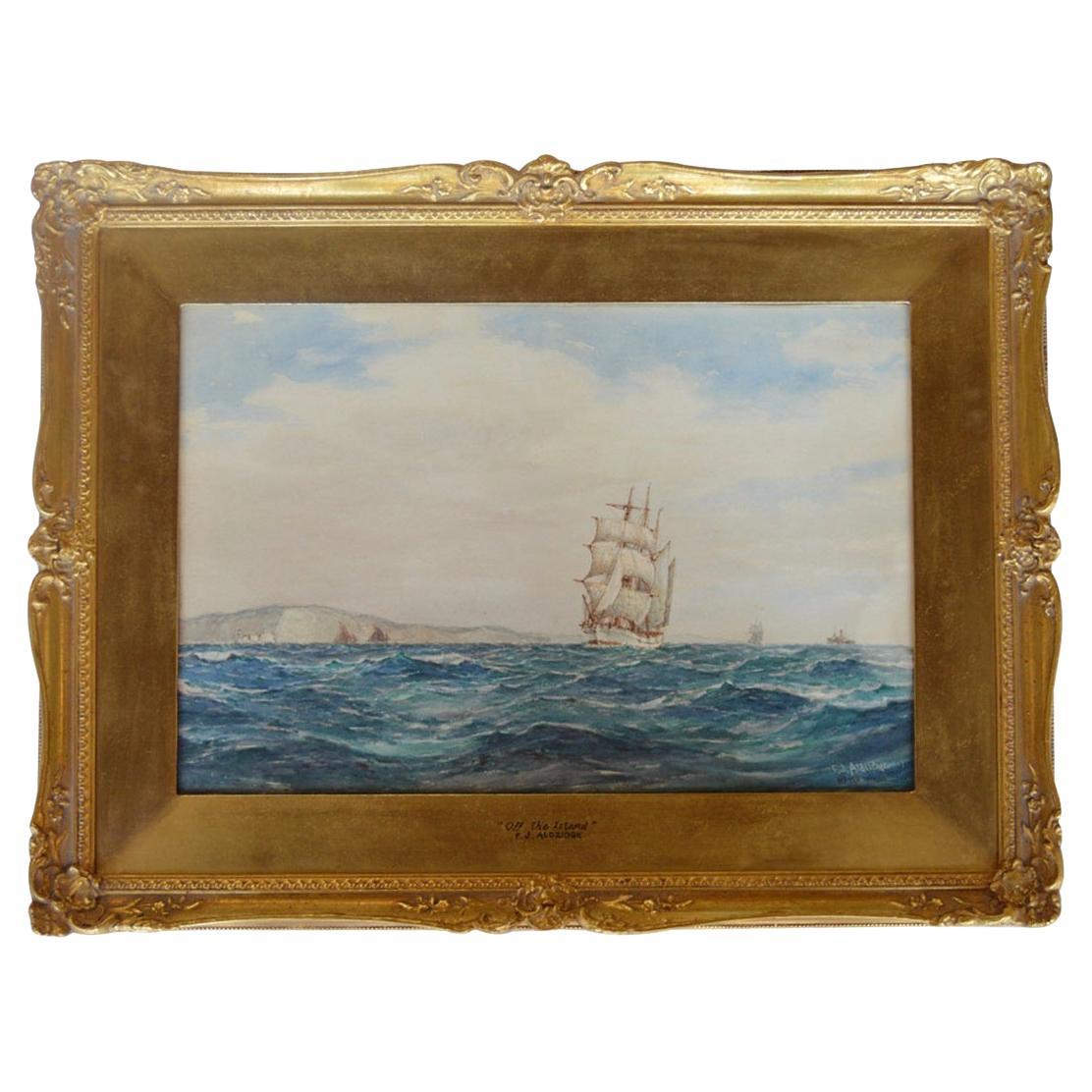 Frederick James Aldridge (1850-1933) British Water Color on Paper Gild ...