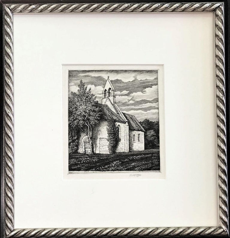 Frederick Landseer Griggs, R.A., R.E. - Netherton Chapel For Sale at ...