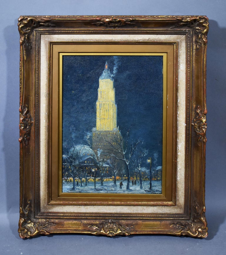 Frederick Leo Hunter - Antique American Ashcan School 1916 New York ...