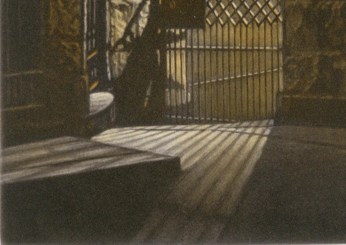Frederick Mershimer - Garden Gate (a brownstone gate on St. John's ...