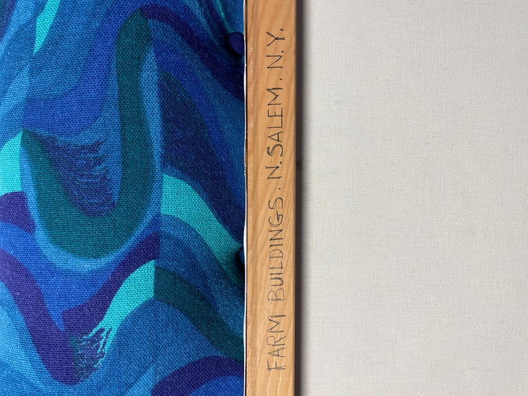 Frederick R. Childs "Farm Buildings" Midcentury Landscape Oil Painting ...