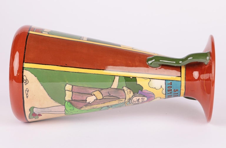 Frederick Rhead Foley Intarsio Twelfth Night Art Pottery Vase For Sale ...