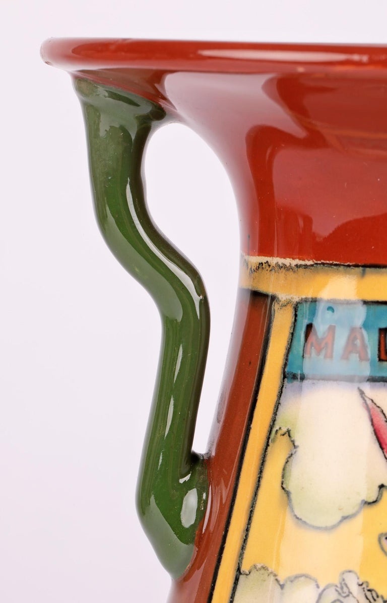 Frederick Rhead Foley Intarsio Twelfth Night Art Pottery Vase For Sale ...