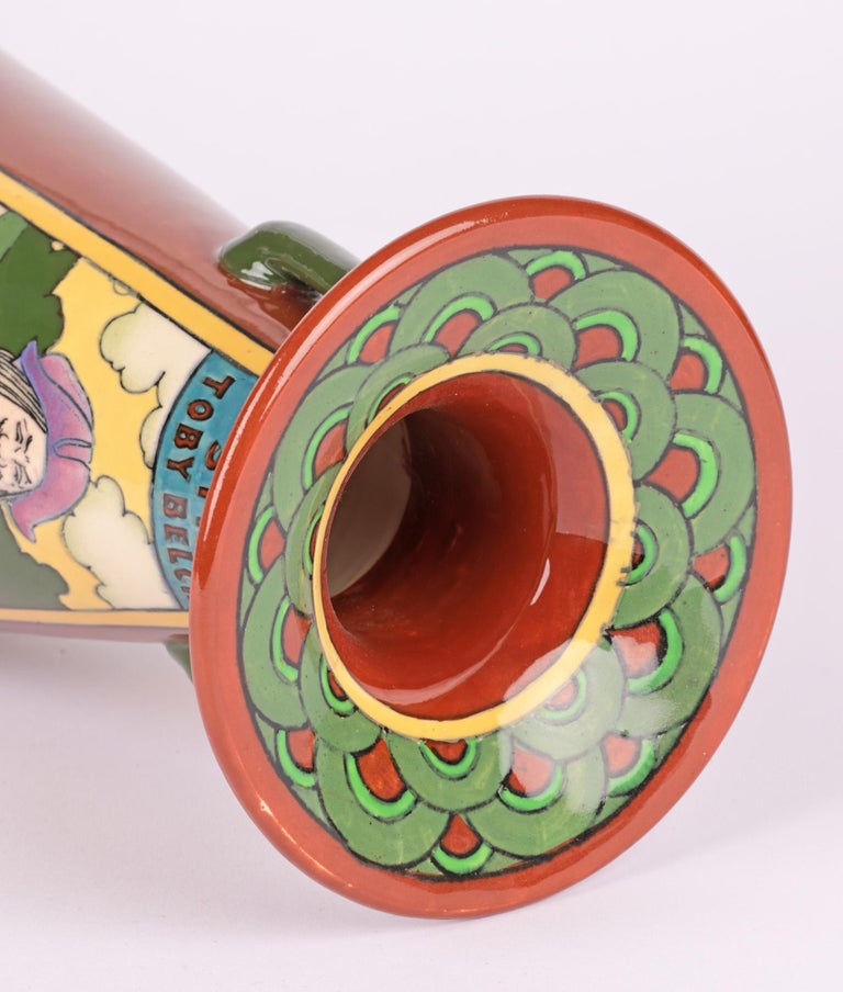 Frederick Rhead Foley Intarsio Twelfth Night Art Pottery Vase For Sale ...