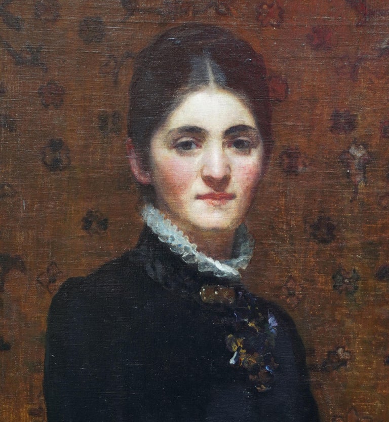Frederick Samuel Beaumont - Portrait of a Lady - British Victorian art ...
