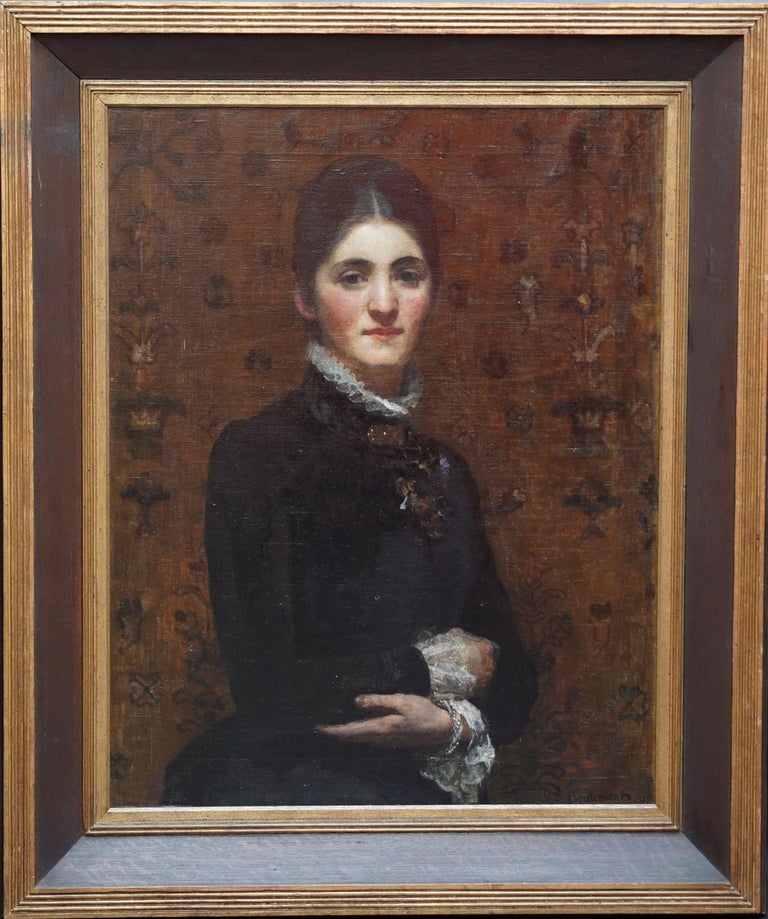 Frederick Samuel Beaumont - Portrait of a Lady - British Victorian art ...