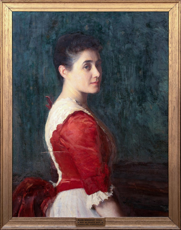 Frederick Samuel Beaumont - Portrait d'Ellen Margaret Hall (1848-1944 ...