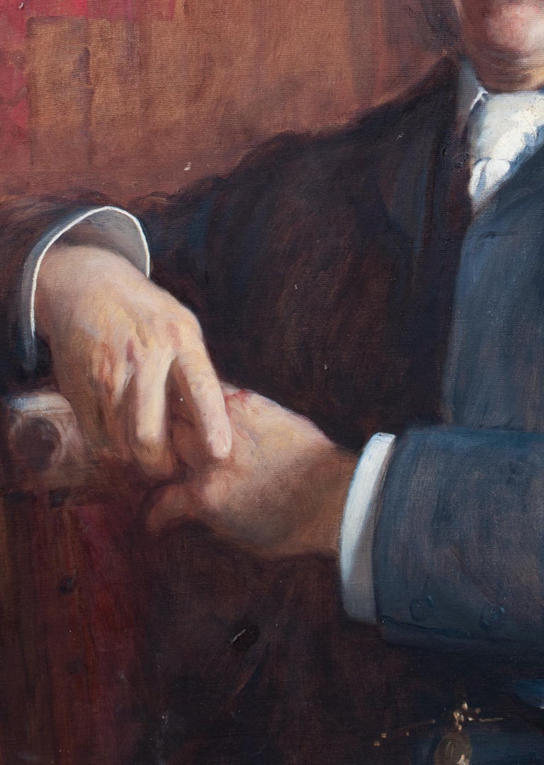 Frederick Samuel Beaumont - Portrait of Francis Muir (1839-1912), dated ...