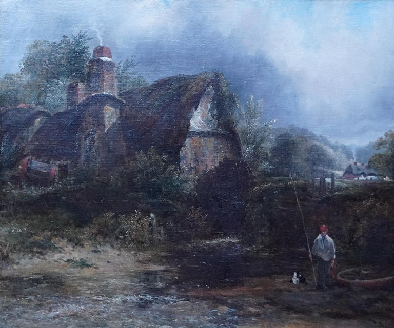 Frederick Waters Watts - Dedham Watermill - British 19thC art landscape ...
