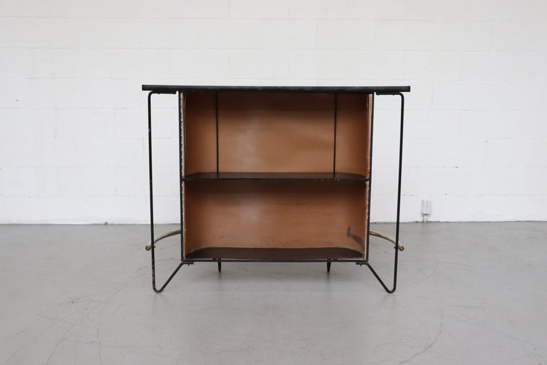 Frederick Weinberg Bar Midcentury Bar and Stool Set at 1stDibs