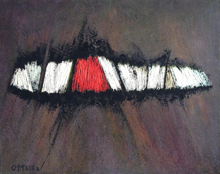 Frederik Ottesen - Encaustic Abstract Untitled Painting 002 For Sale at ...