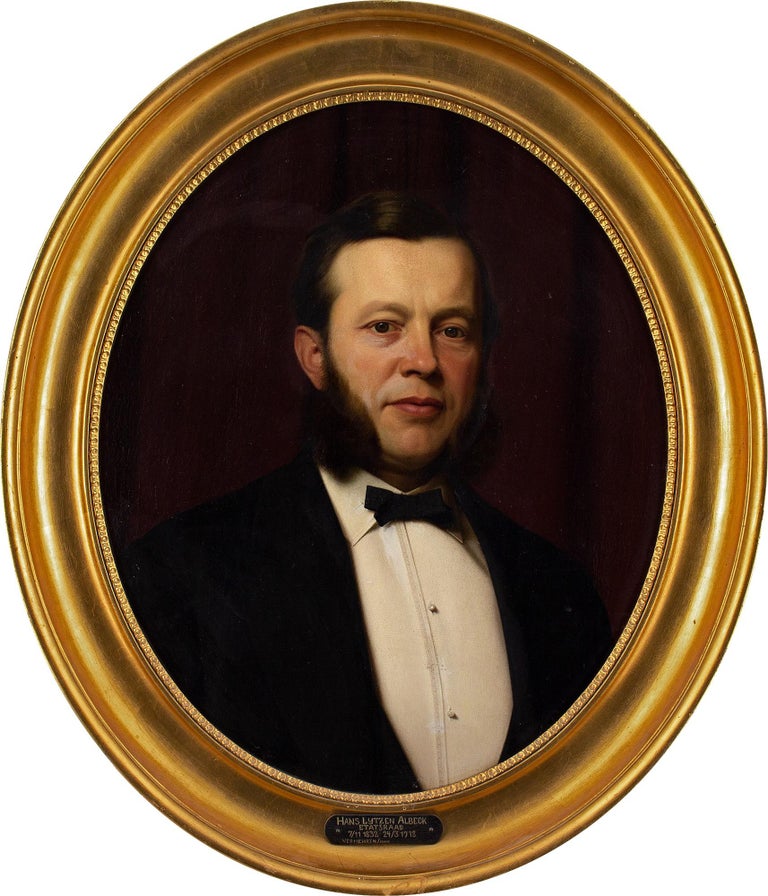 Frederik Vermehren - Frederik Vermehren, Portrait Of Etatsraad Hans ...