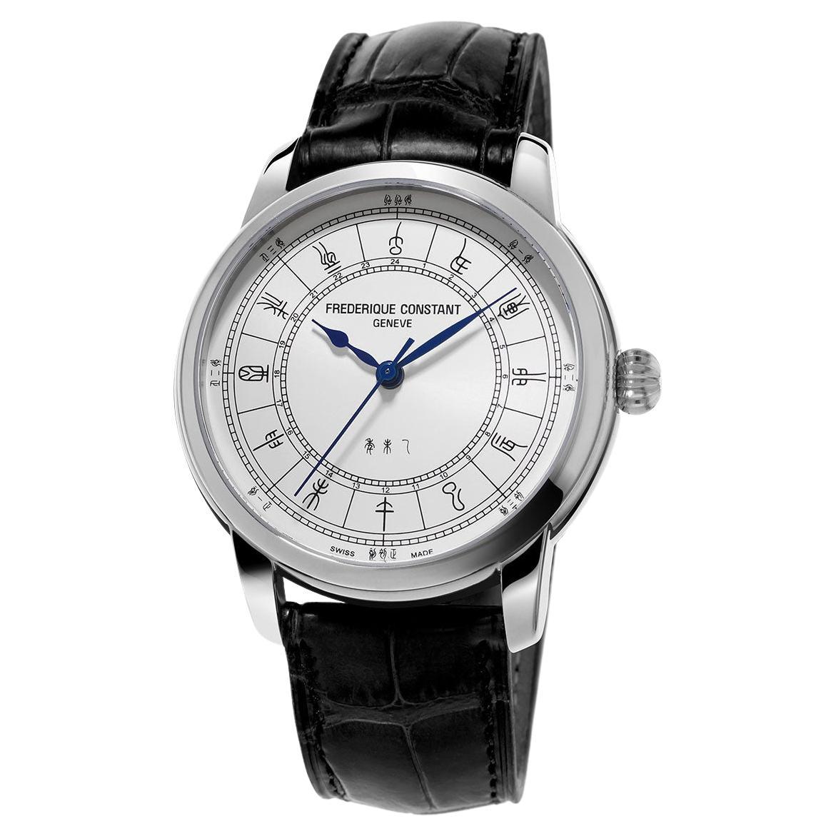 Limited Edition Frederique Constant Heart Beat Gold Watch For Sale at ...