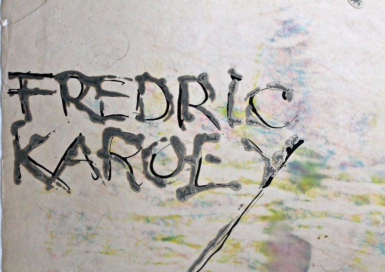 Fredric Karoly Abstract Expressionist 1961 Allan Stone Gallery Poster ...