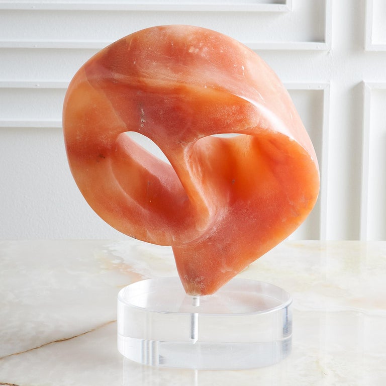 Freeform Alabaster Sculpture by Pat Epstein For Sale at 1stDibs