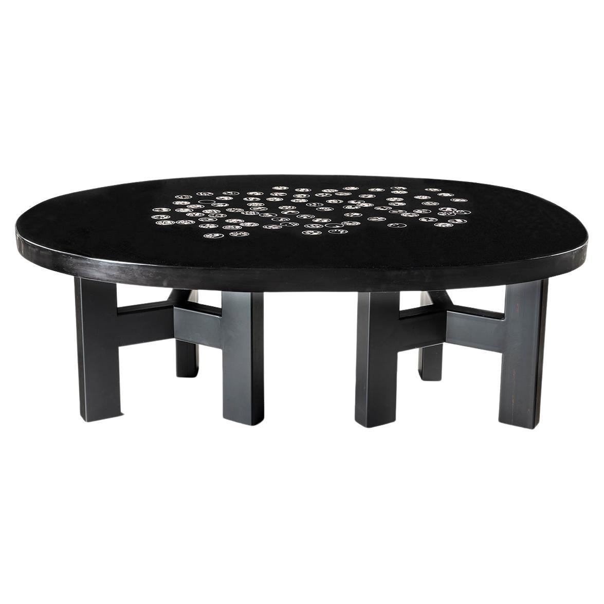 Coffee Table Model 'Agate Relief' by Ado Chale For Sale at 1stDibs