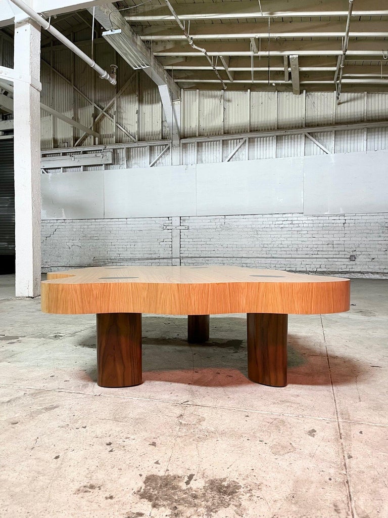 Free Form Wavy Coffee Table by Vintage On Point For Sale at 1stDibs