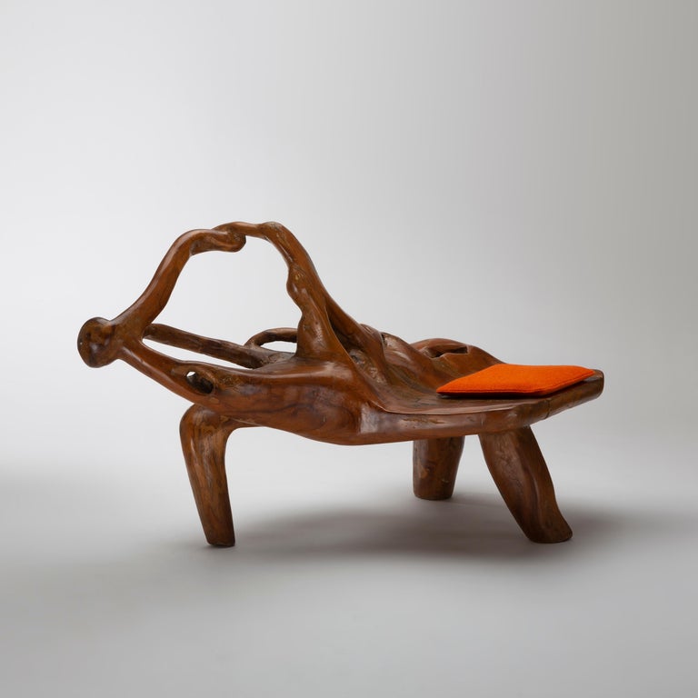 Freeform Armchair from the American Craft Movement, circa 1950-1960 For ...