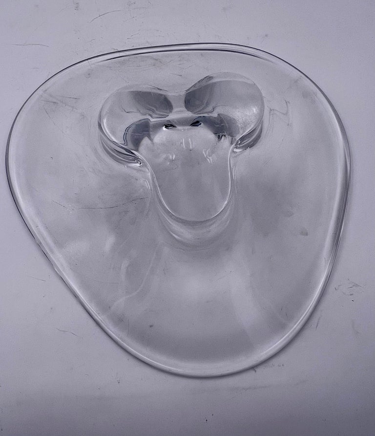 Freeform Clear Glass by Orrefors Mid Century For Sale at 1stDibs