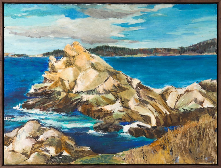 Freeman Sargent - Northern California Cove 20th Century Oil For Sale at ...
