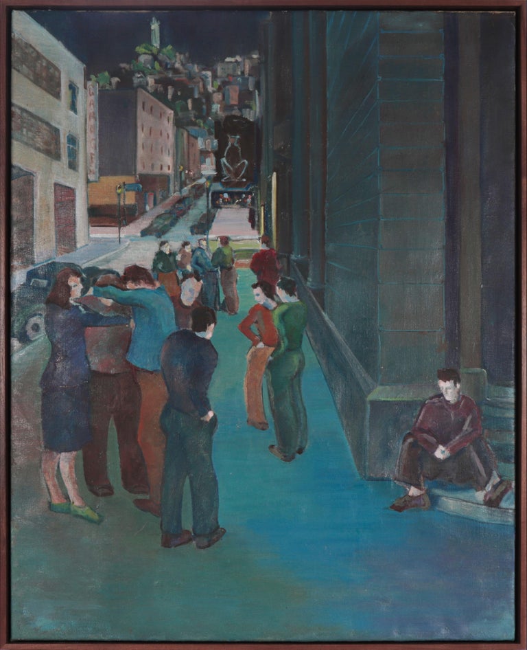 Freeman Sargent - Regionalist Scene of North Beach Early 20th Century ...