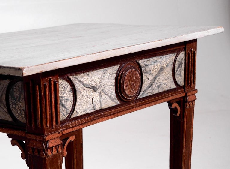 Freestanding Danish Louis XVI Table, circa 1780 For Sale at 1stDibs