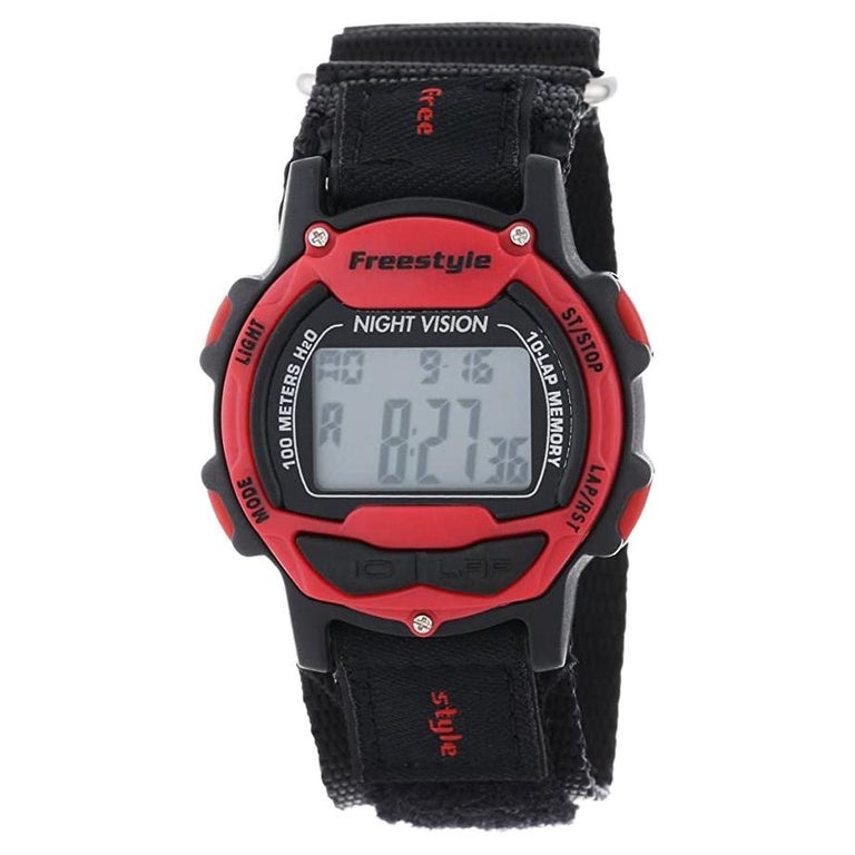 Freestyle Predator Plastic Nylon Strap Digital Quartz Unisex Watch ...