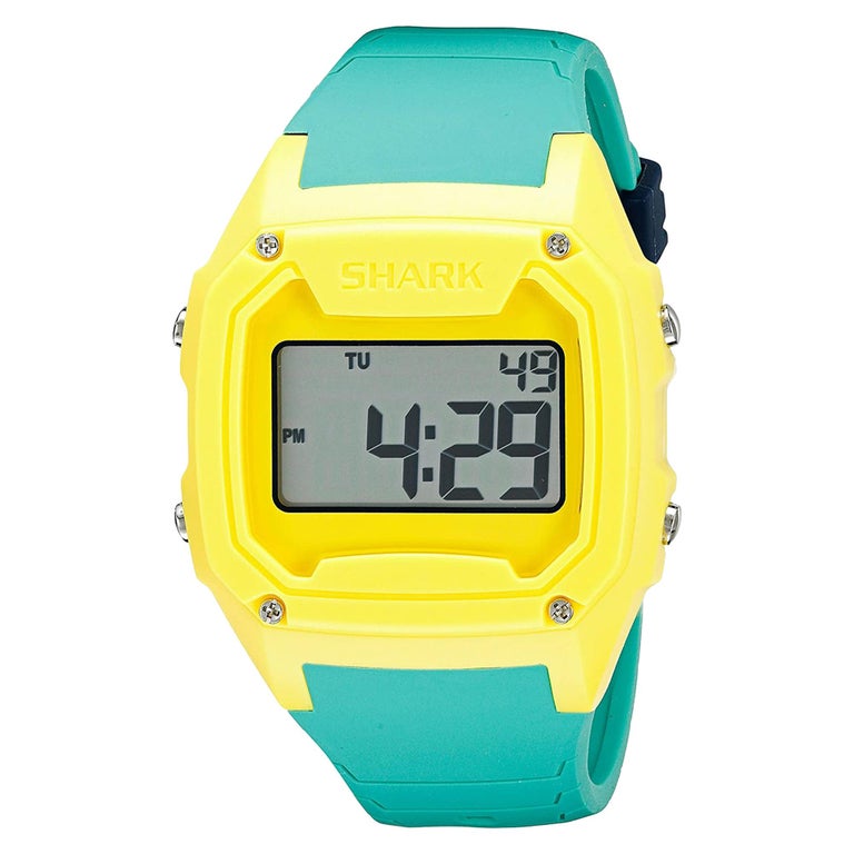 Freestyle Shark Classic XL Yellow/Green Plastic Digital Men's Watch ...