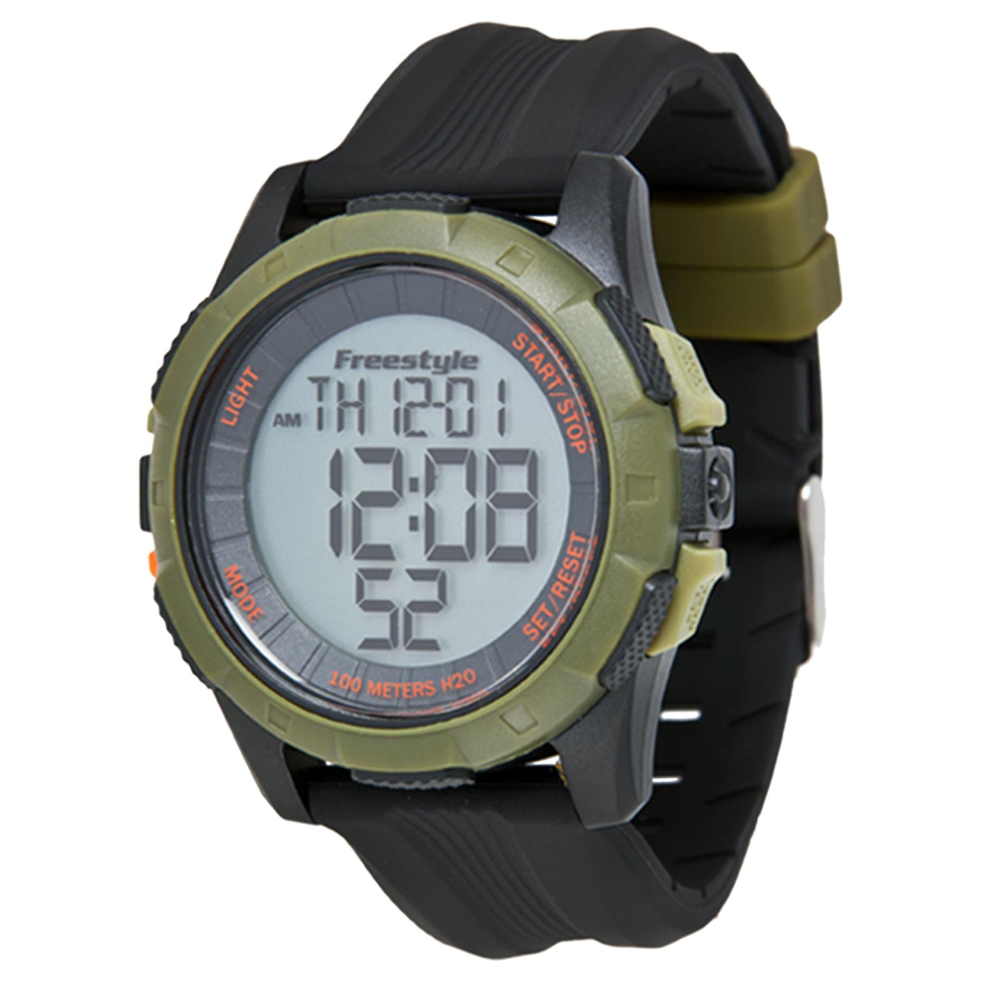 Freestyle Sport Series Kampus XL Digital Watch Black/Olive Men's Watch ...