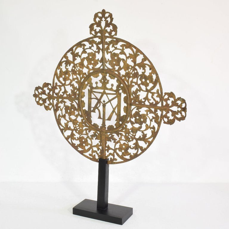 French, 17/18th Century, Baroque Metal Procession Ornament For Sale at ...