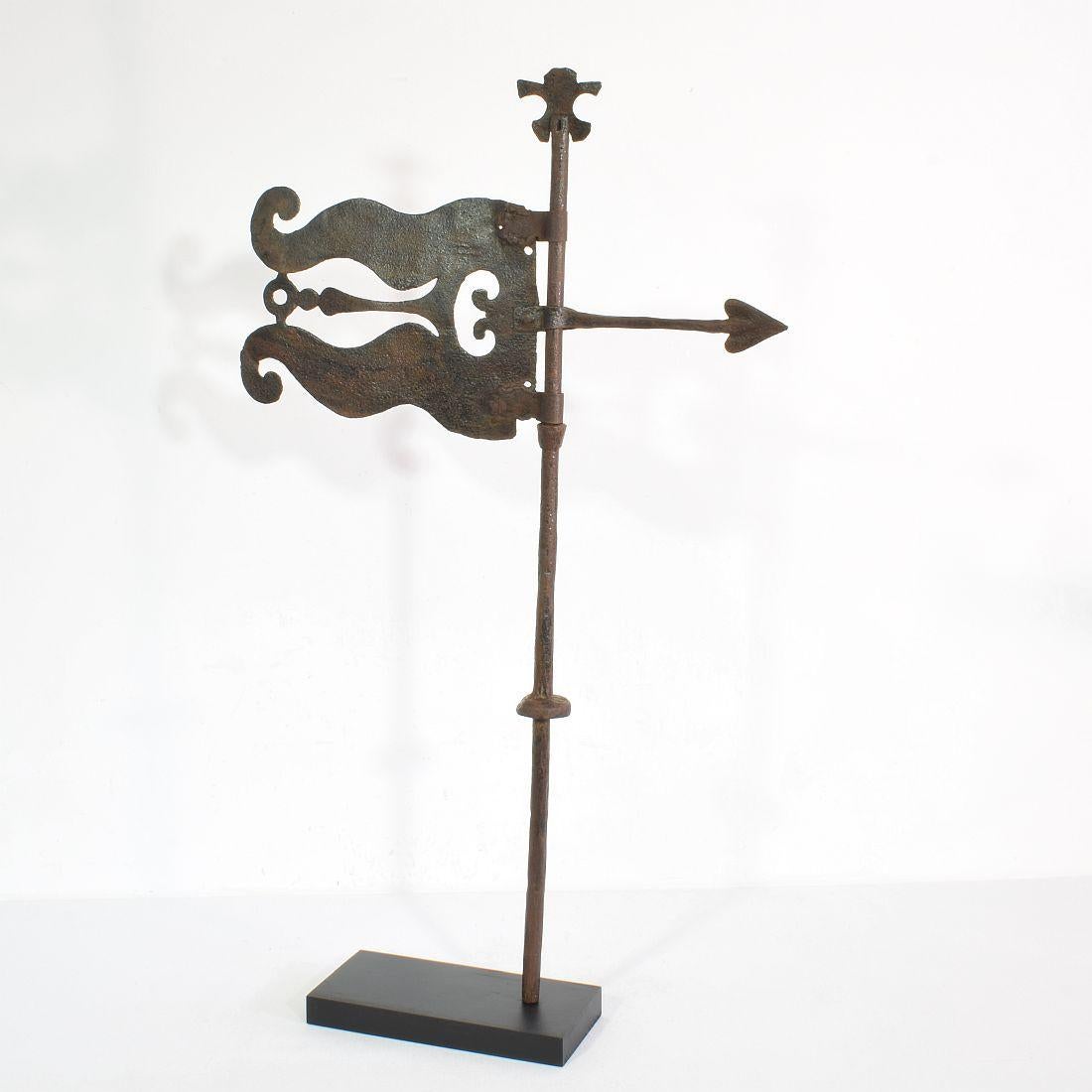 French, 17th Century, Forged Iron Weathervane at 1stDibs