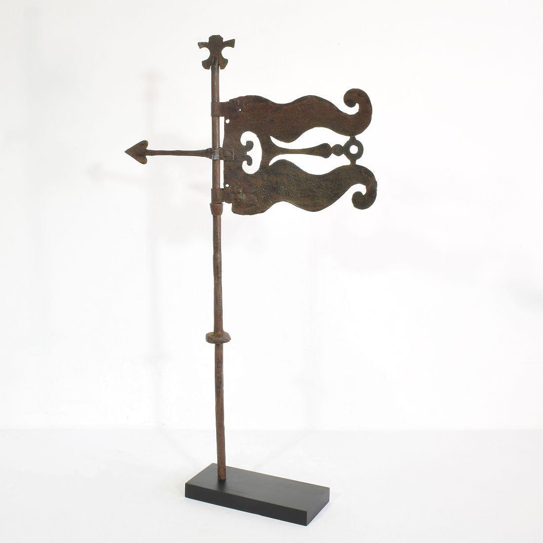 French, 17th Century, Forged Iron Weathervane at 1stDibs